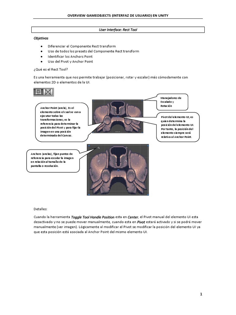 Unity User Interface - Rect Tool | PDF | Point and Click | Informática