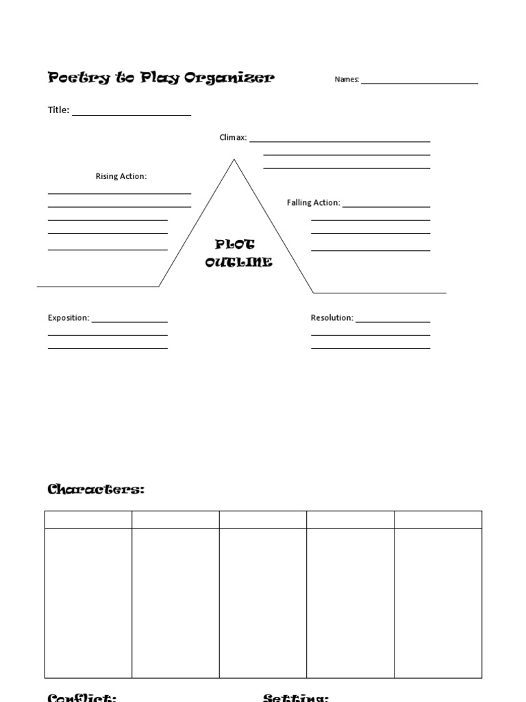 Poetry To Play Organizer: Title | PDF