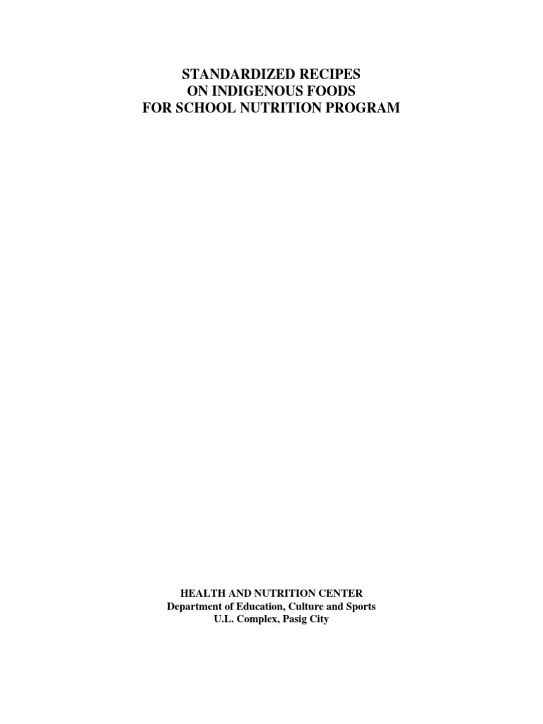 Standardized Recipes - Doc2 | PDF | Stir Frying | Cooking