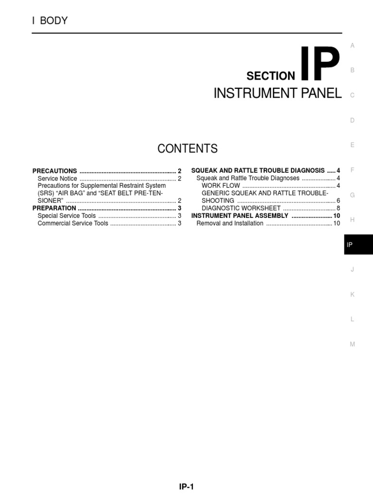 Ip PDF | PDF | Airbag | Seat Belt