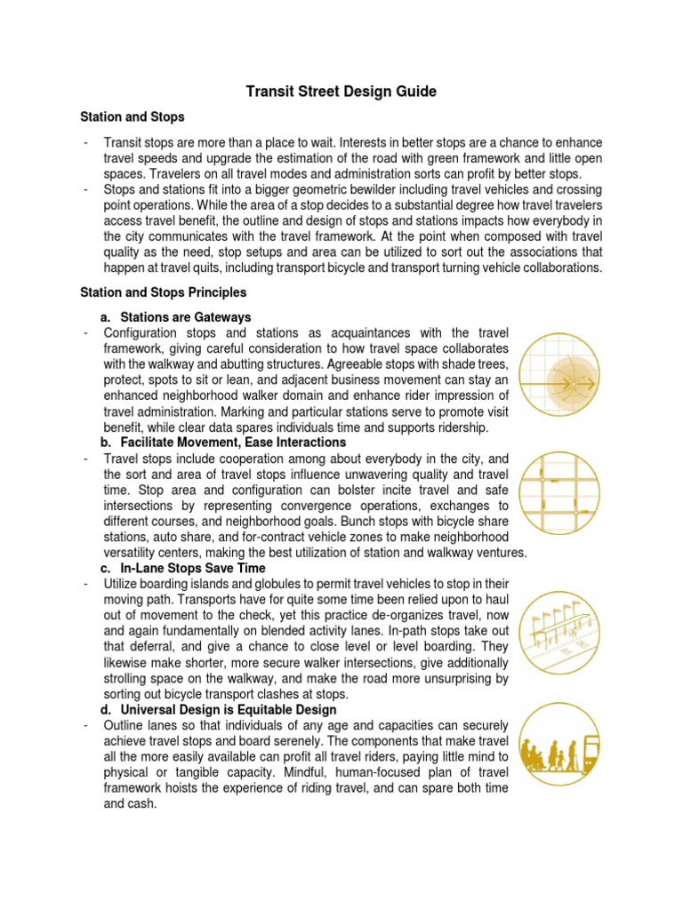 Transit Street Design Guide | PDF | Bus | Pedestrian Crossing
