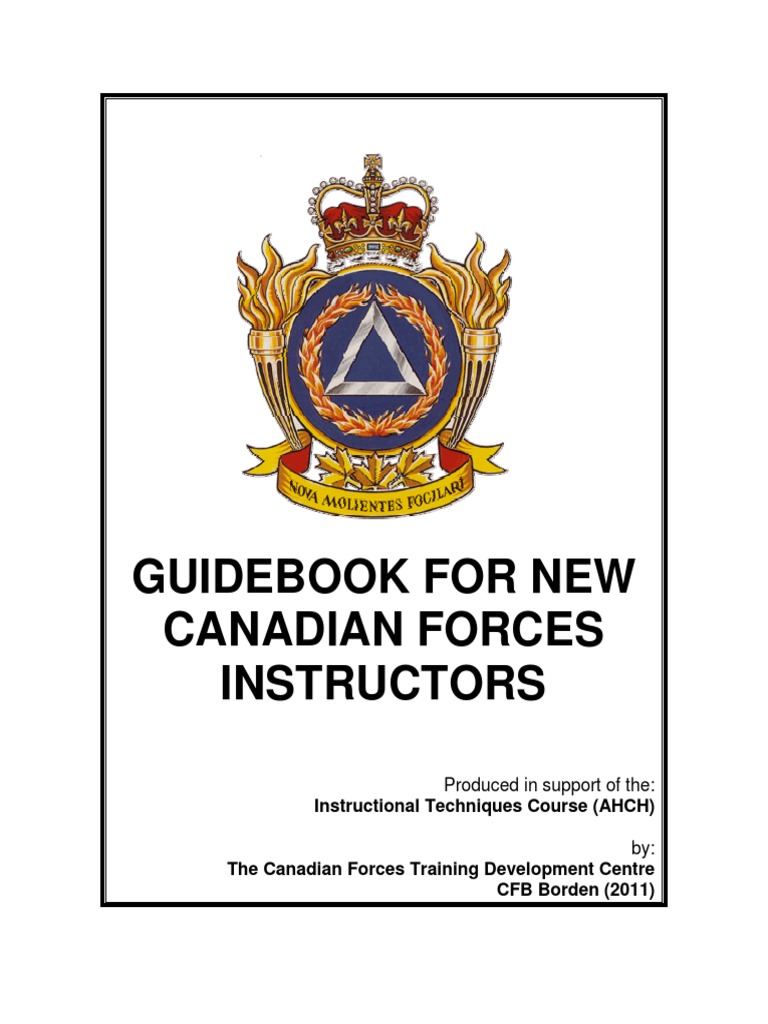 Guidebook For New CAF Instrs 050111 | PDF | Lesson Plan | Learning
