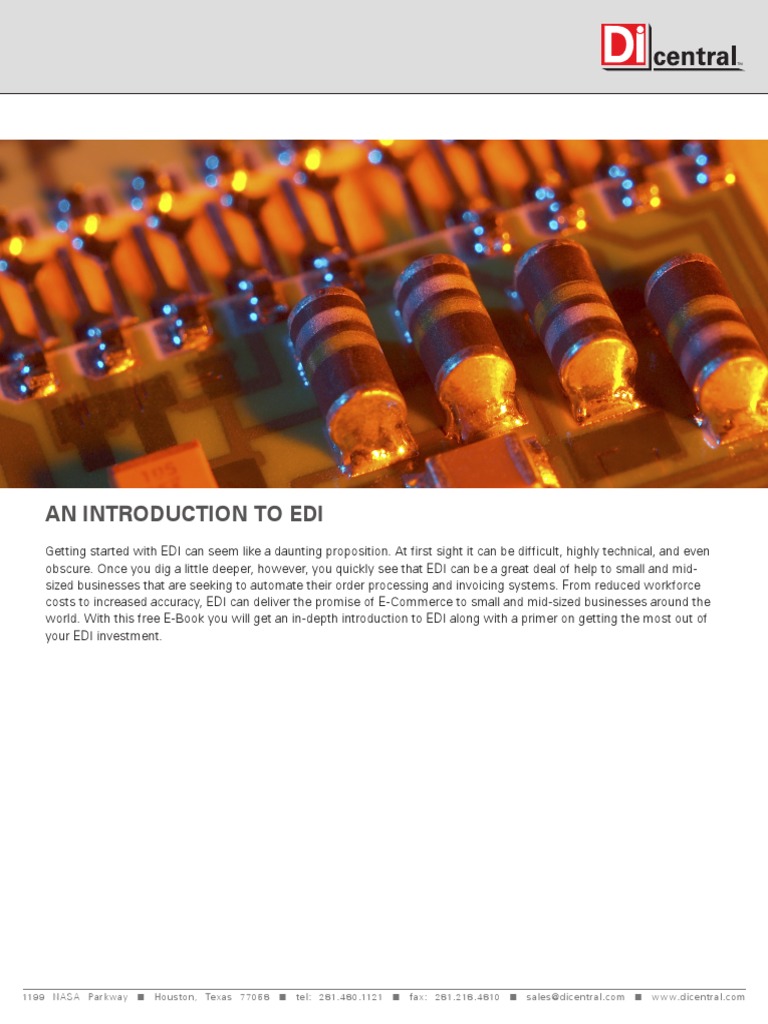 EDI Guide | PDF | Electronic Data Interchange | Data Transmission