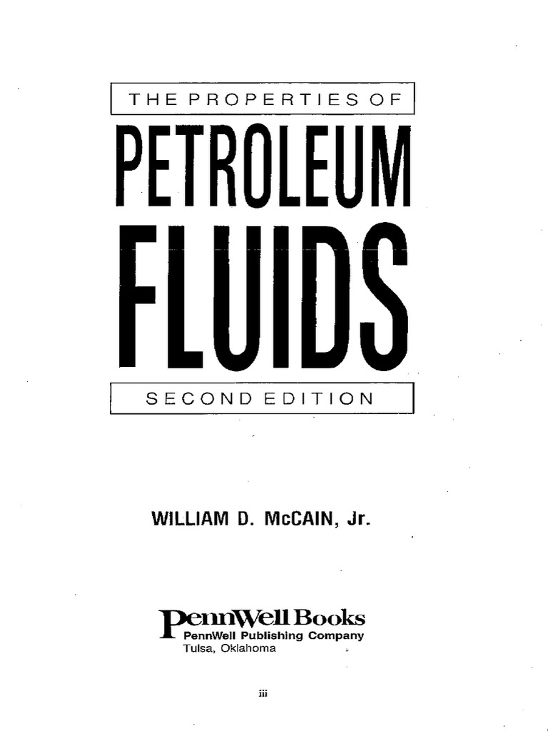 1990 W D McCain The Properties of Petroleum Fluids 2d Ed. | PDF