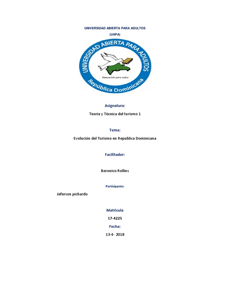 Evolución del Turismo en RD | PDF | República Dominicana | Turismo