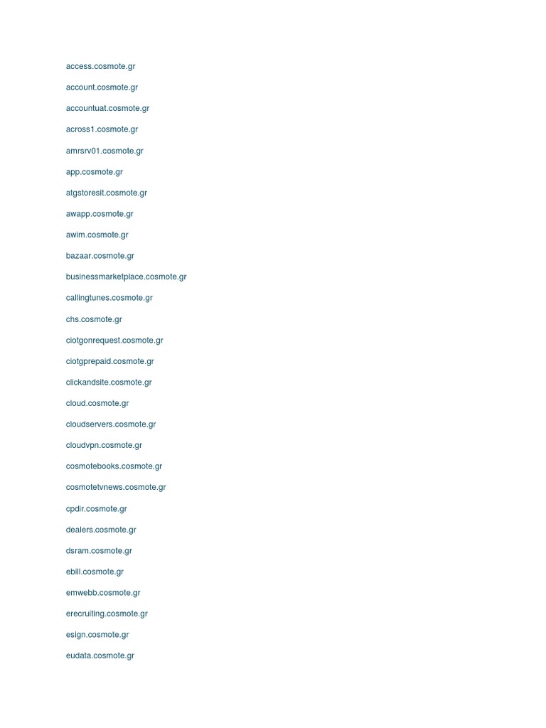 Cosmote Hosts Xmas 2018 | PDF