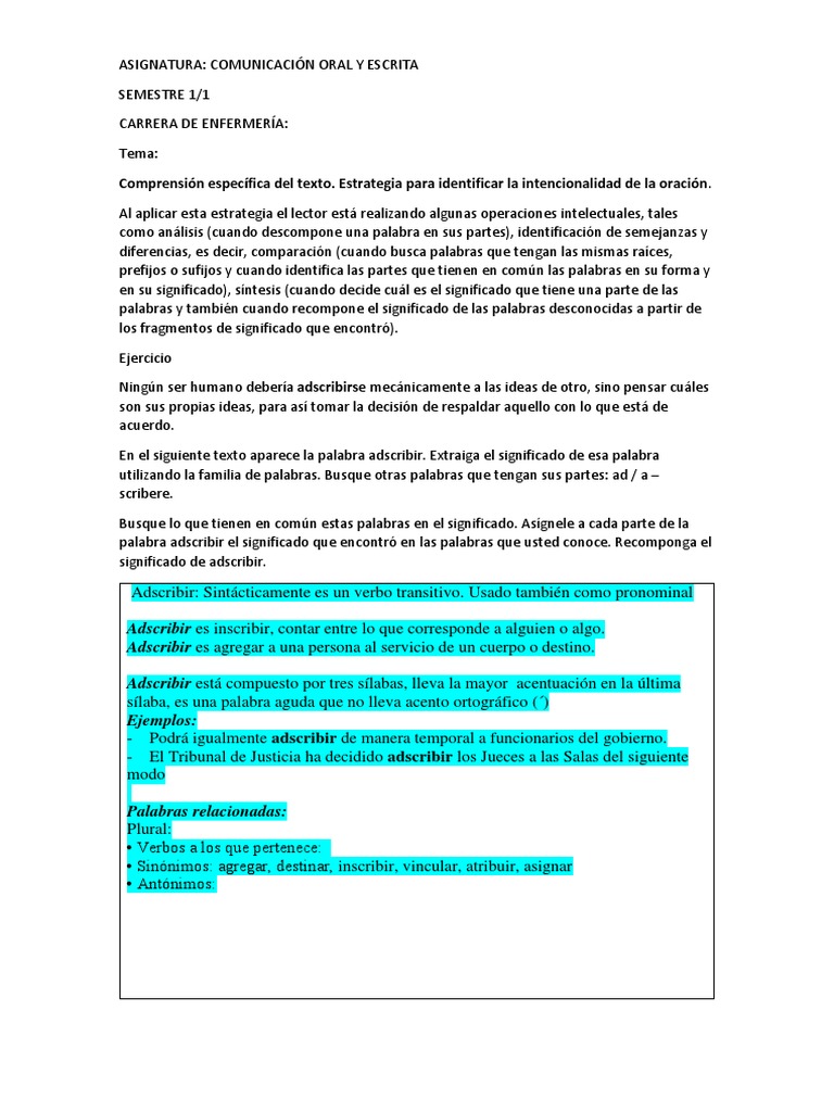 Uso de Sinonimos y Antonimos | PDF | Palabra | Educación especial