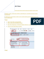 Park Vendor Invoices in SAP (FV60) | PDF | Invoice | Cheque