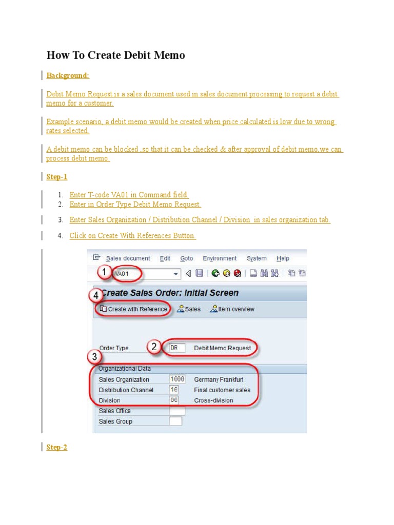 5.debit Memo Request | PDF