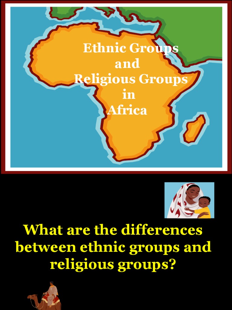Ethnic and Religious Groups Africa Redyellownotes | PDF | North Africa ...