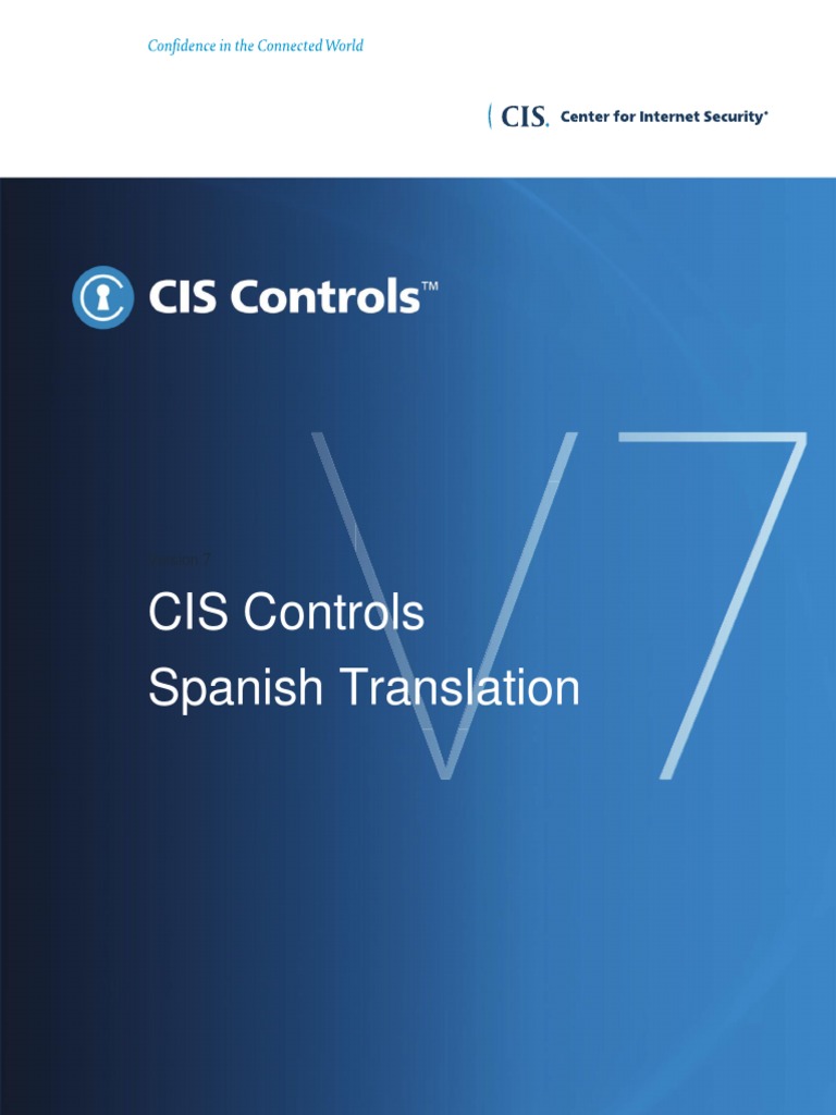 Cis Controls Version 7 Spanish Translation Pdf Software Red De Computadoras