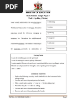 SEA Practice Test 2 Mathematics | PDF | Numbers | Elementary Mathematics