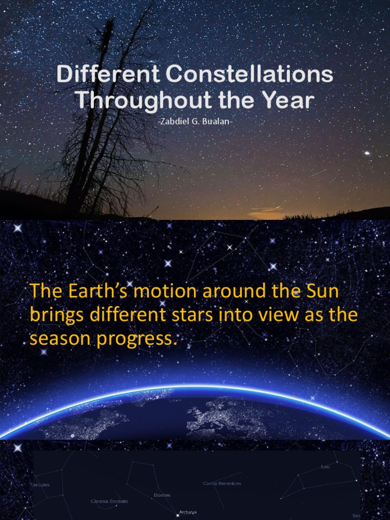 Seasonal Constellations Overview | PDF | Science & Mathematics | History