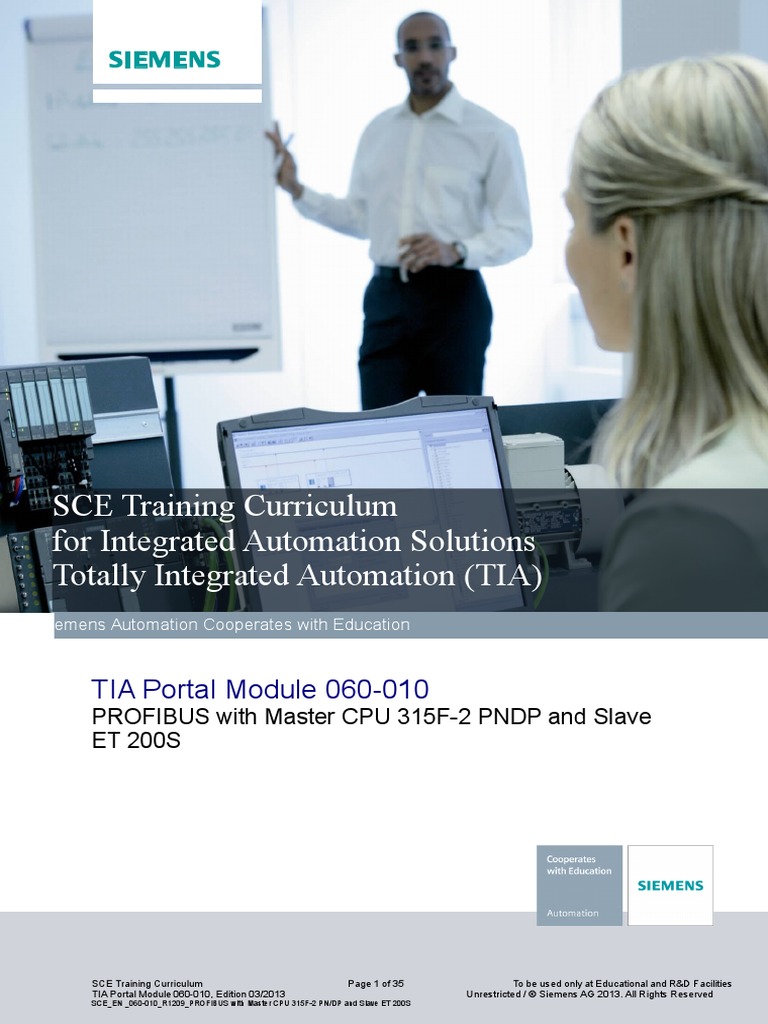 SCE Training Curriculum For Integrated Automation Solutions Totally ...