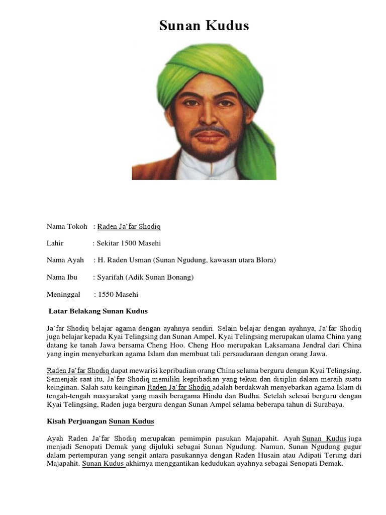 Sunan Kudus | PDF