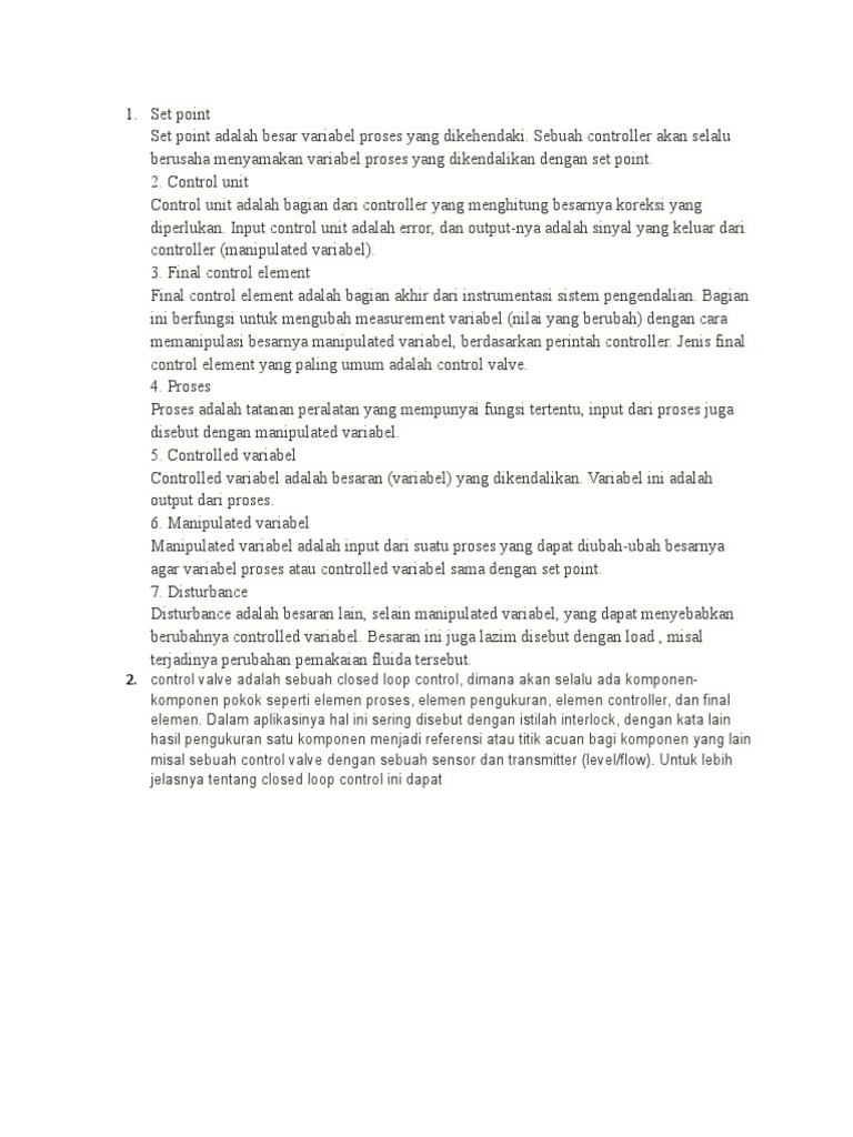Apa Itu Set Point | PDF