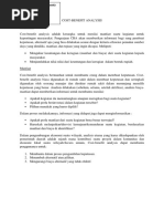Analisis Biaya-Manfaat (CBA) Kesehatan | PDF