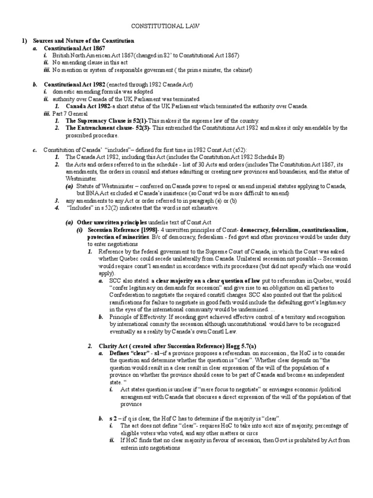 1) Sources and Nature of The Constitution | PDF | Judiciaries ...