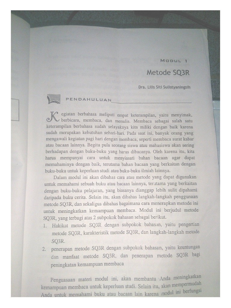 Metode SQ3R | PDF