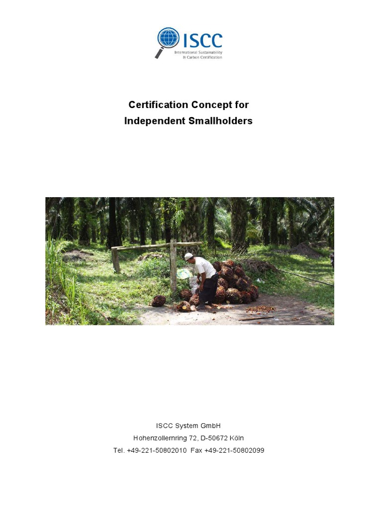 ISCC ISH Certification Concept | PDF | Audit | Risk Assessment