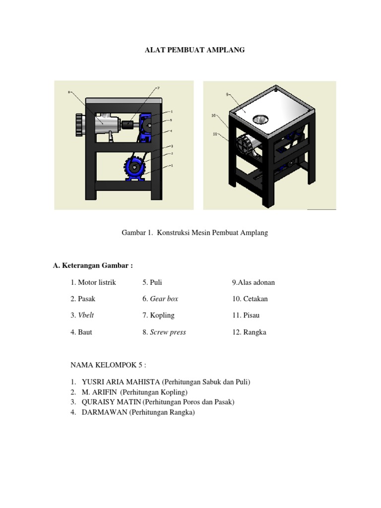 Tugas Perencanaan Elemen Mesin | PDF