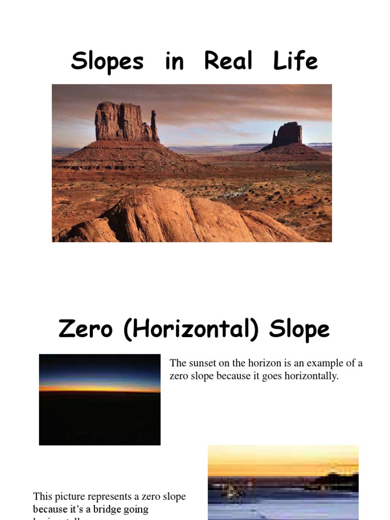Zero Slope