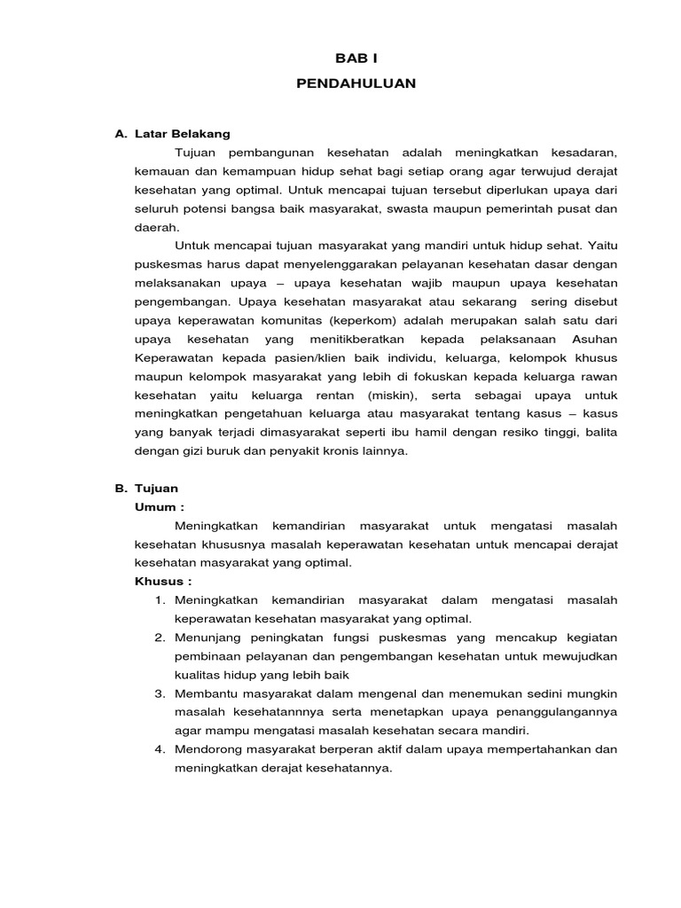 Indikator PERKESMAS | PDF