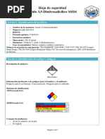 Tabla Ficha de Datos de Seguridad Tollens y Nylander | PDF | Agua | Quemar