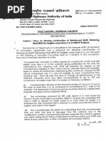 NHAI Circular Width of Shoulder For NH 04.06.2024 | PDF