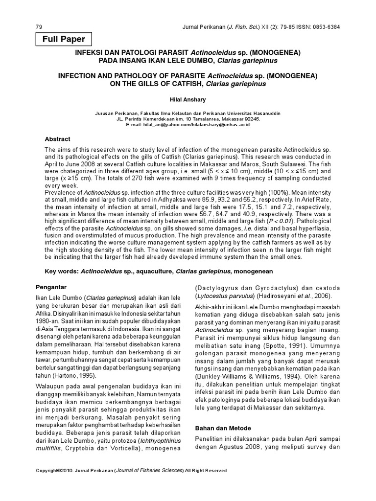 Jurnal Parasit PDF | PDF | Science & Mathematics