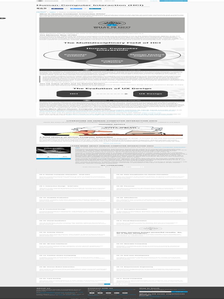 What Is Human-Computer Interaction (HCI) - Interaction Design ...