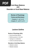 Acid Base Balance | PDF | Ph | Buffer Solution