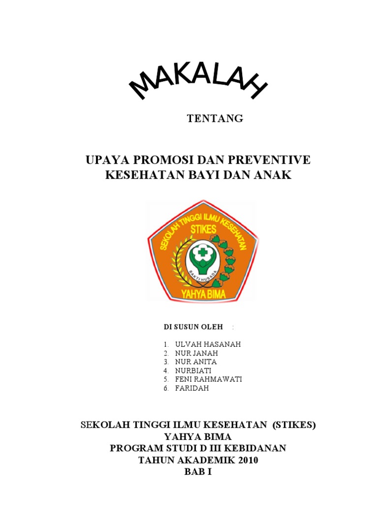 Makalah Imunisasi | PDF | Pengembangan Diri | Kesehatan Holistik