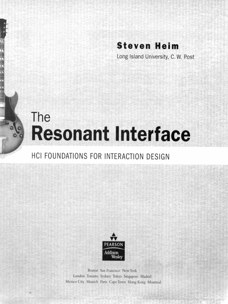 Resonant Interface: Steven Heim | PDF | Usability | Perception