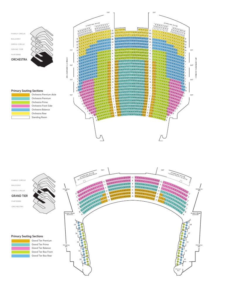 Met Opera Seating Chart Overview | PDF