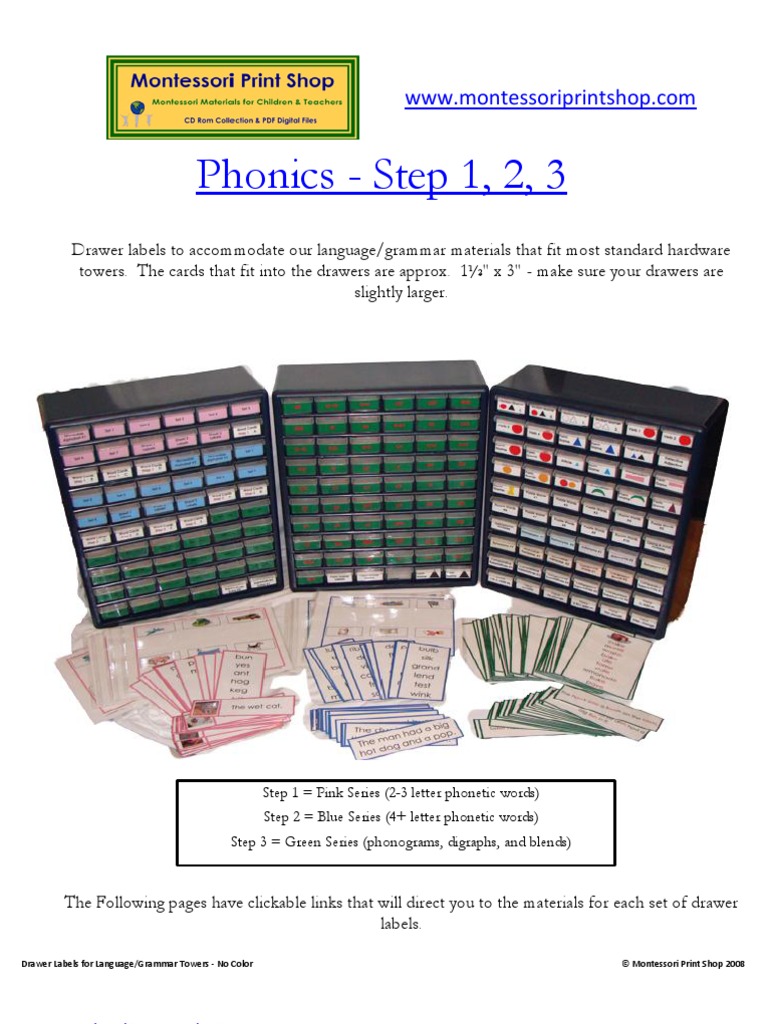 Phonics - Step 1, 2, 3 | PDF | Adjective | Grammatical Gender