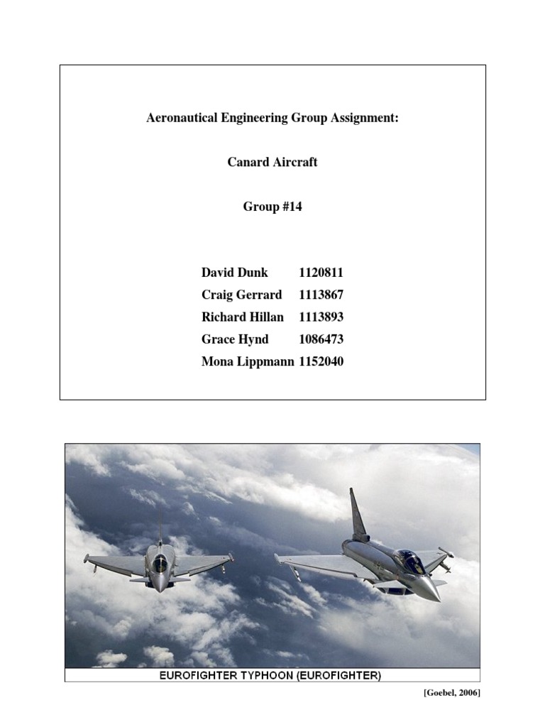 Aerodynamic and Structural Analysis of Canard Aircraft Configurations ...