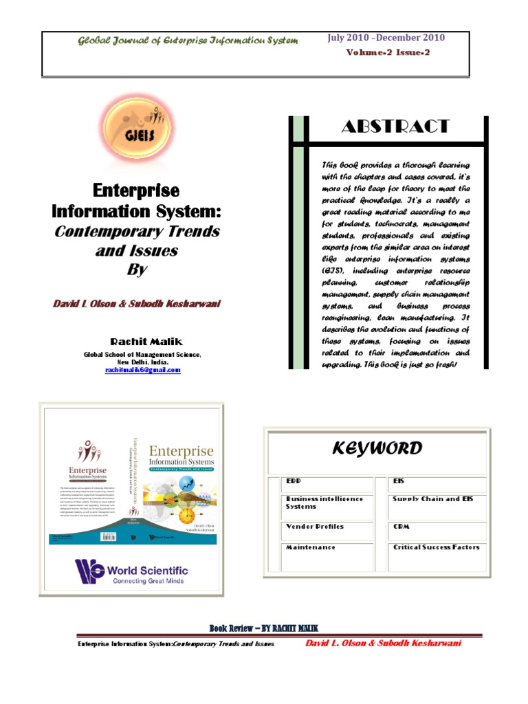 Book Review EIS | PDF | Information System | Enterprise Resource Planning