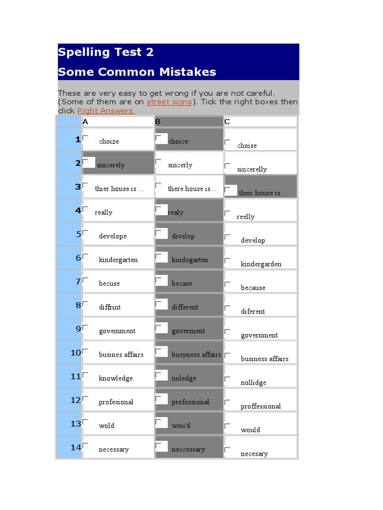 Common Spelling Mistakes: A Guide to Correcting Frequently Misspelled ...