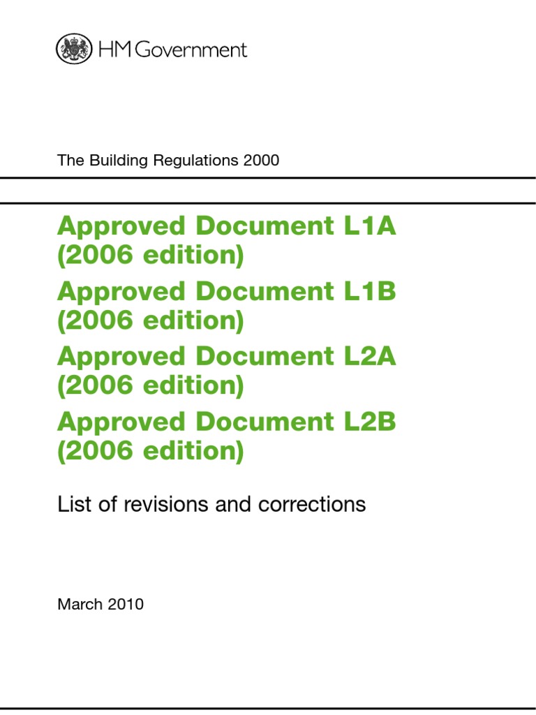 Approved Document L1A (2006 edition) Approved Document L1B (2006 ...