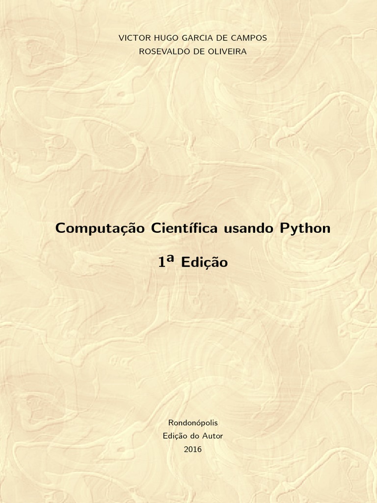 Computação Científica Com Python | PDF | Python (linguagem de ...