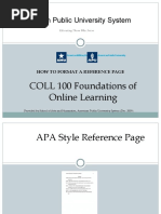 APA Quick Guide 7th Edition | PDF | Citation | Apa Style