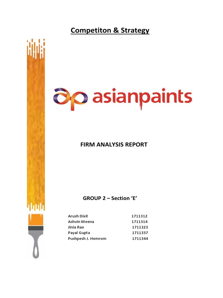 Asian Paints | PDF | Volatile Organic Compound | Brand