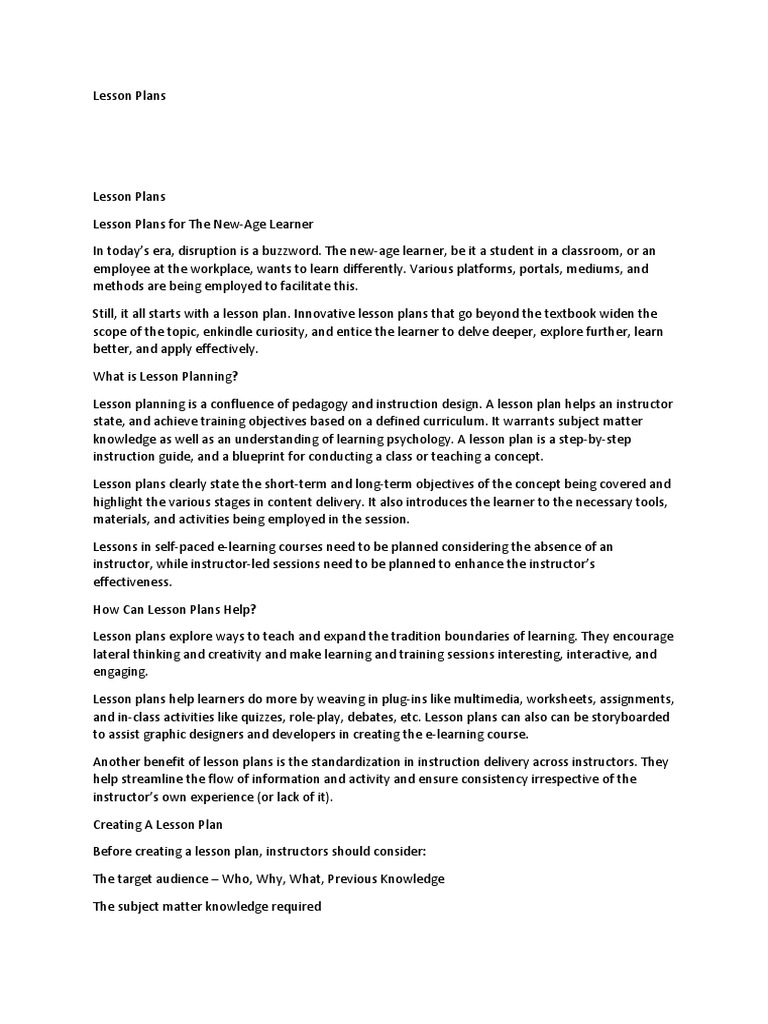 LKG Syllabus in India | PDF | Lesson Plan | Educational Technology