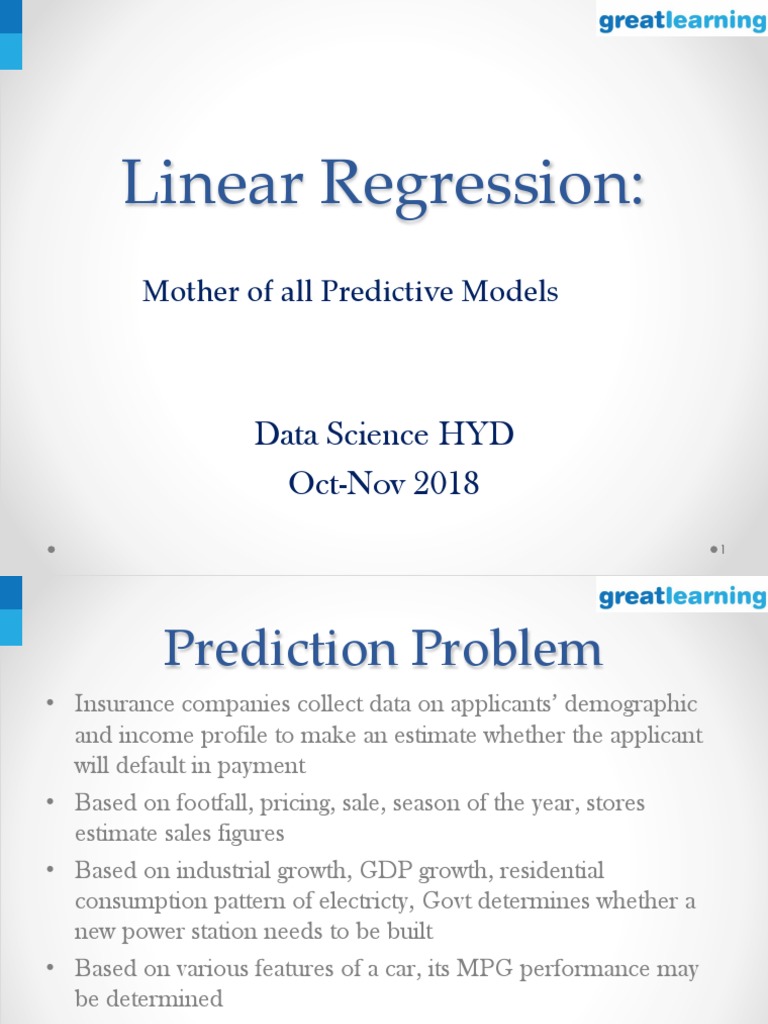 Linear Regression | PDF | Linear Regression | Coefficient Of Determination