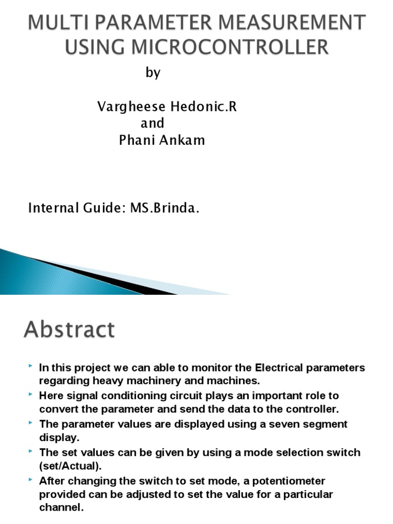 Micro Controller Project | PDF | Rectifier | Teaching Mathematics
