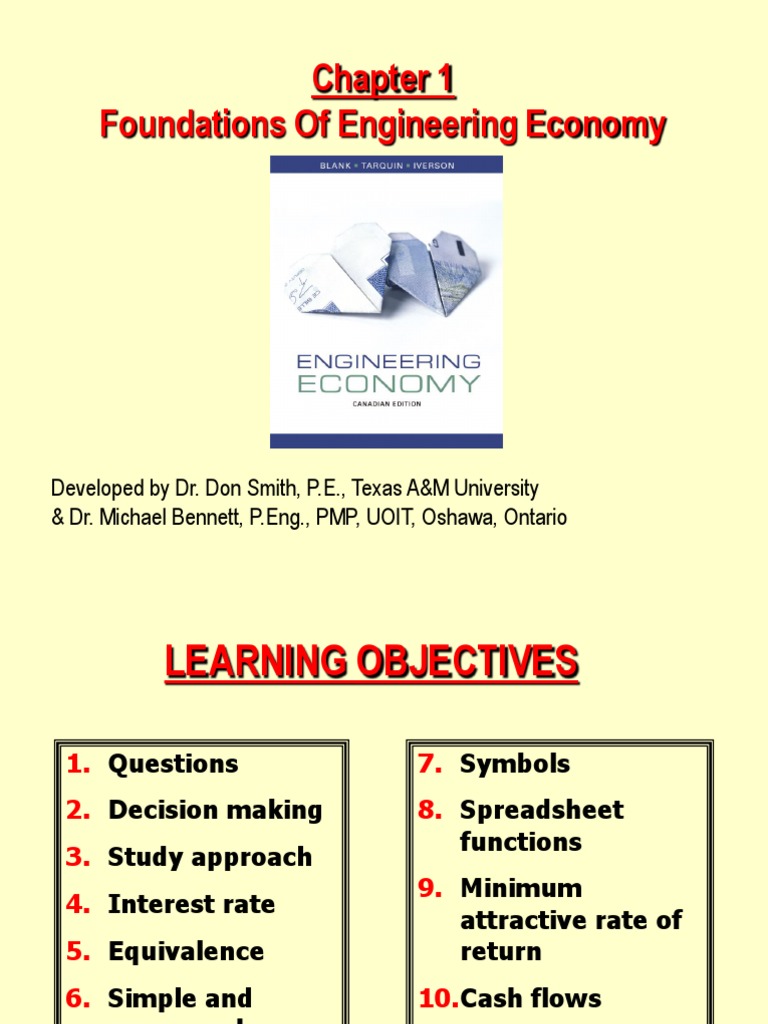 Foundations of Engineering Economy | PDF | Interest | Interest Rates