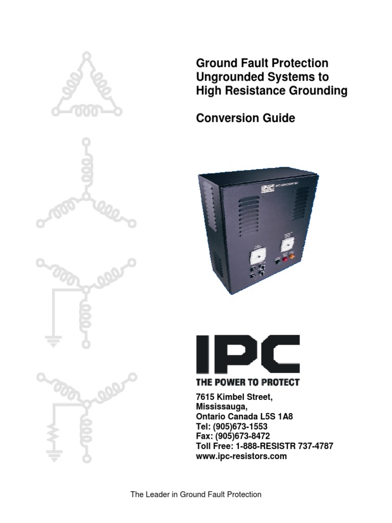 Ground Fault Protection Ungrounded Systems To High Resistance Grounding ...