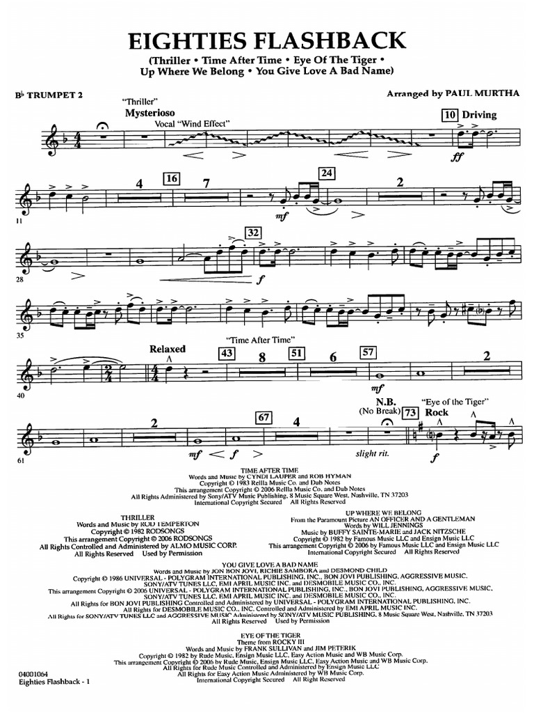 Flashback - Trompete 2 PDF | PDF