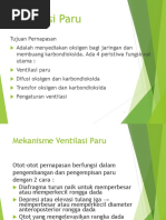 Ventilasi dan Perfusi Paru: Proses Gas | PDF | Pernapasan | Pembuluh Darah